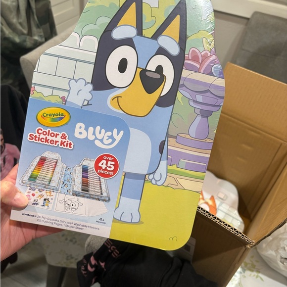 Crayola | Toys | Crayola Bluey Creative Kit With Blue And Yellow | Poshmark